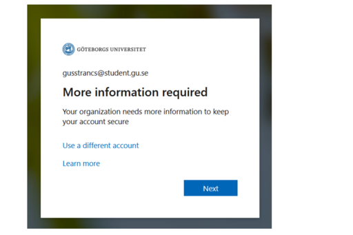 Activate MFA for your account | Student Portal